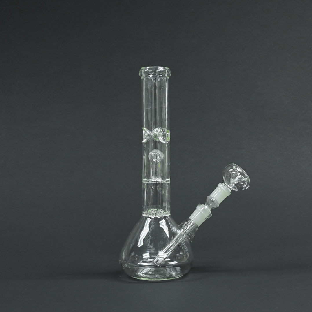 Glass Dome Percolator Water Pipes Clear – GogoPipes