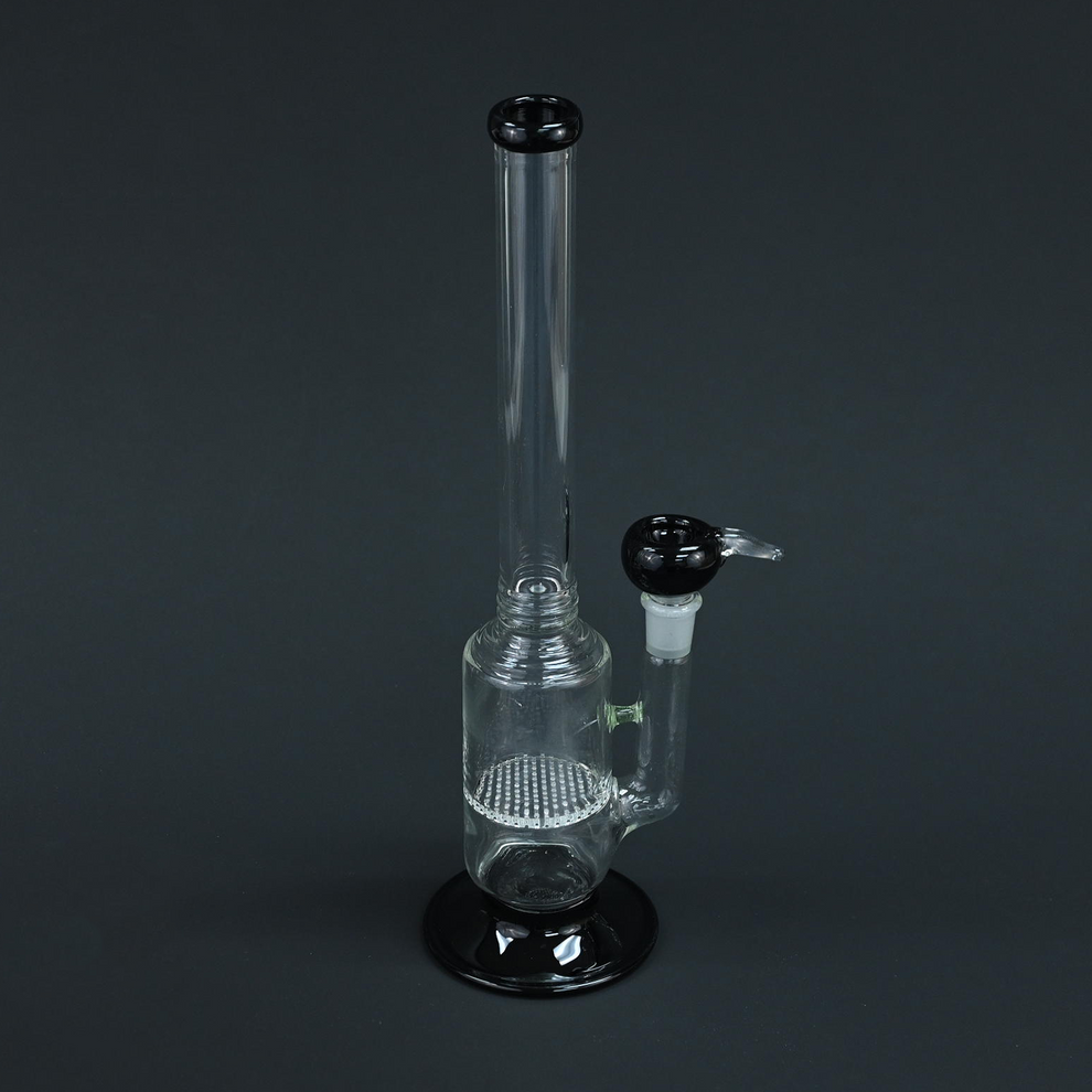 Honey Comb Water Pipes 60mm Black | GogoPipes.com