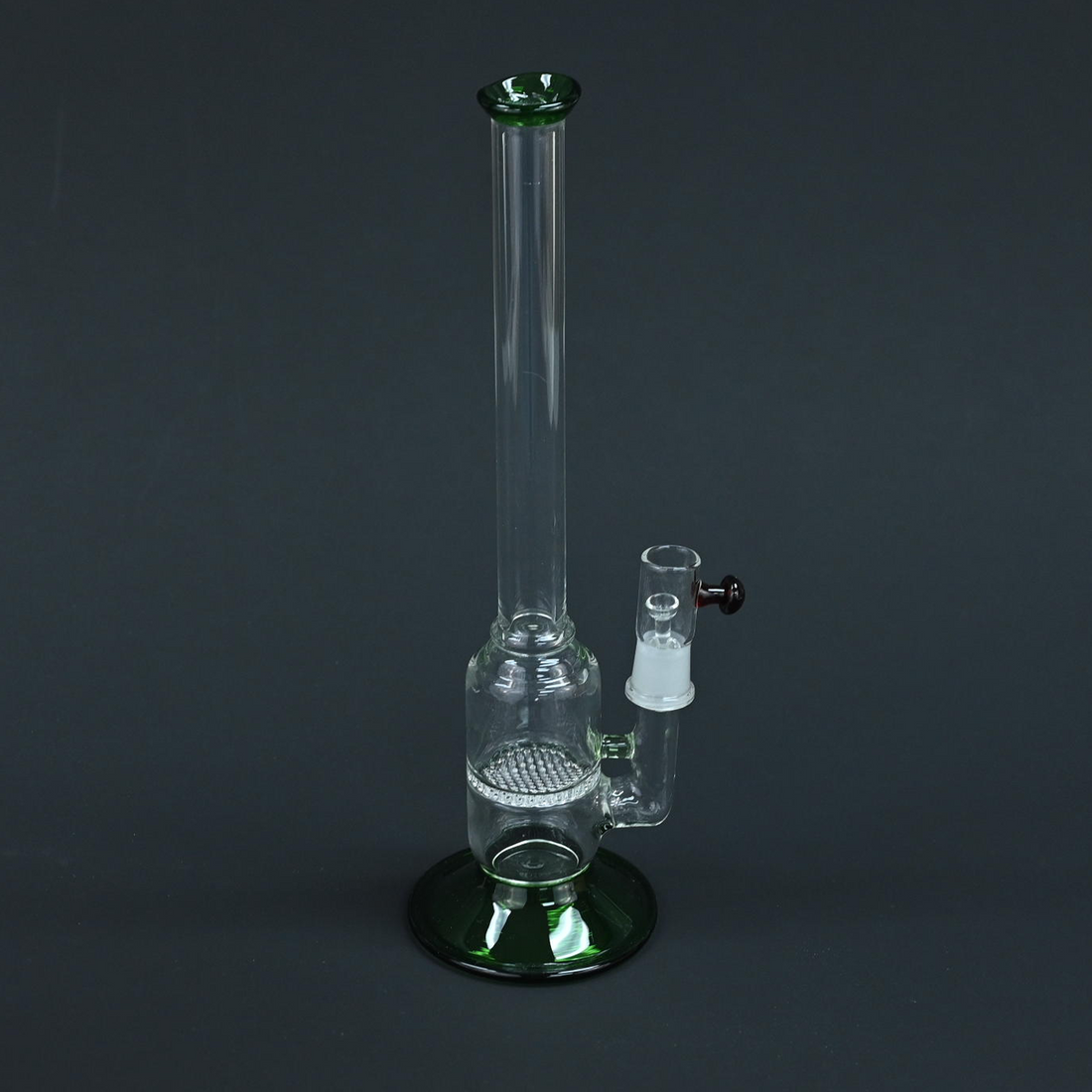Honeycomb Glass oil Rig Water Pipe Green | Gogopipes.com – GogoPipes