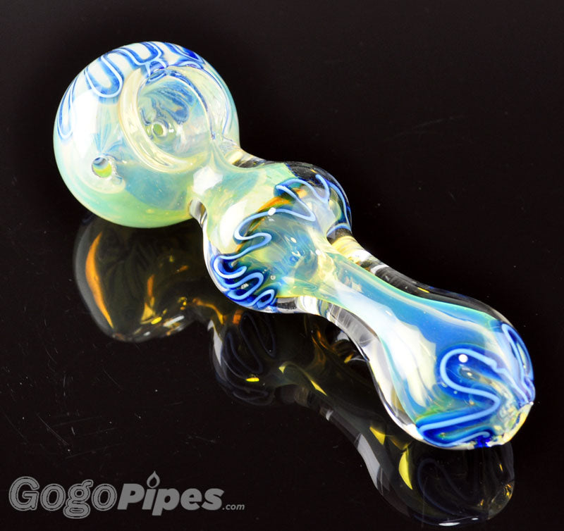 Fumed Spiral Glass Pipes - GogoPipes.com