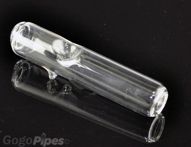 Mini Clear Glass SteamRoller - GogoPipes.com